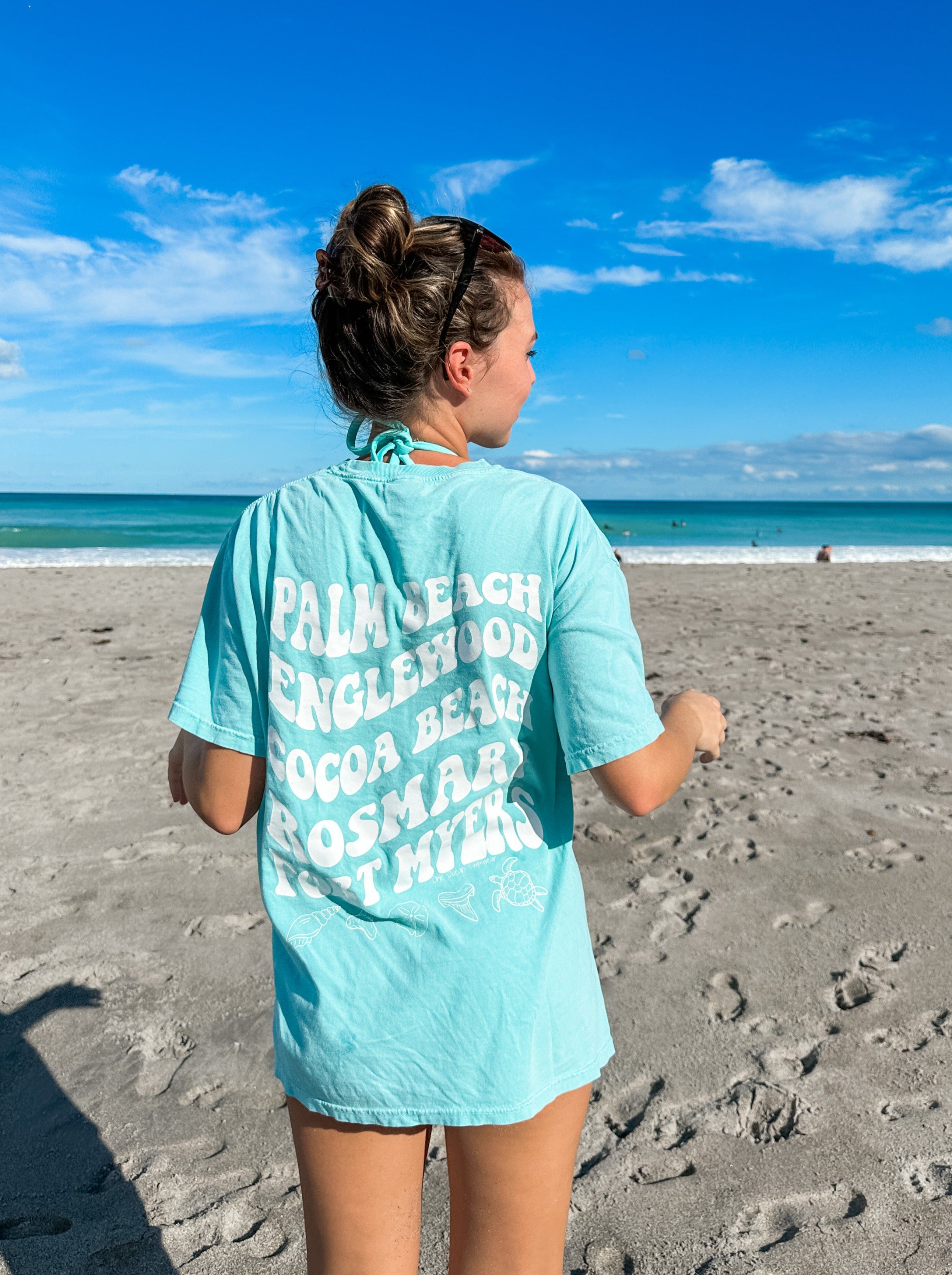 Florida Beaches Tee CLEAROUT – One Ocean Swimwear