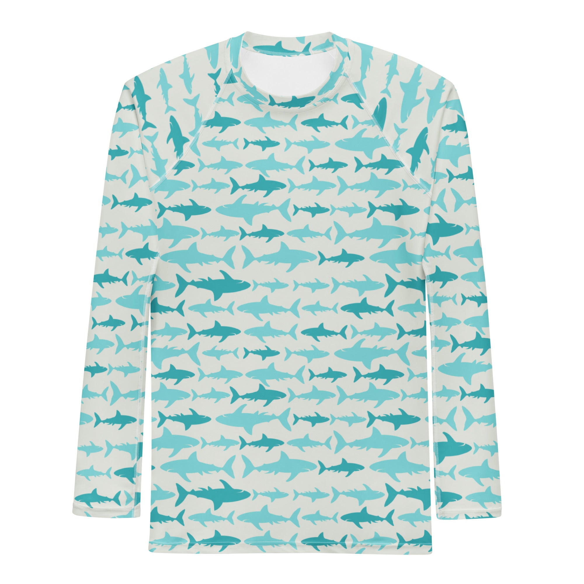 Sharks Adult Unisex Rash Guard – One Ocean Swimwear