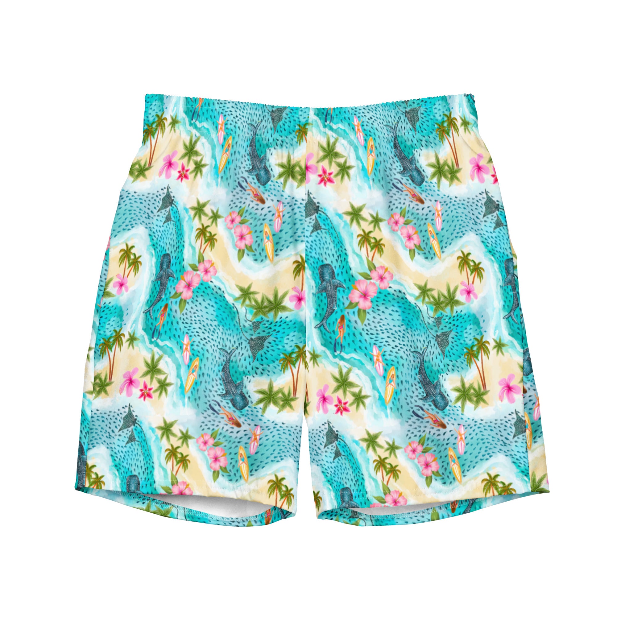 Lagoon Lined Swim Trunks – One Ocean Swimwear
